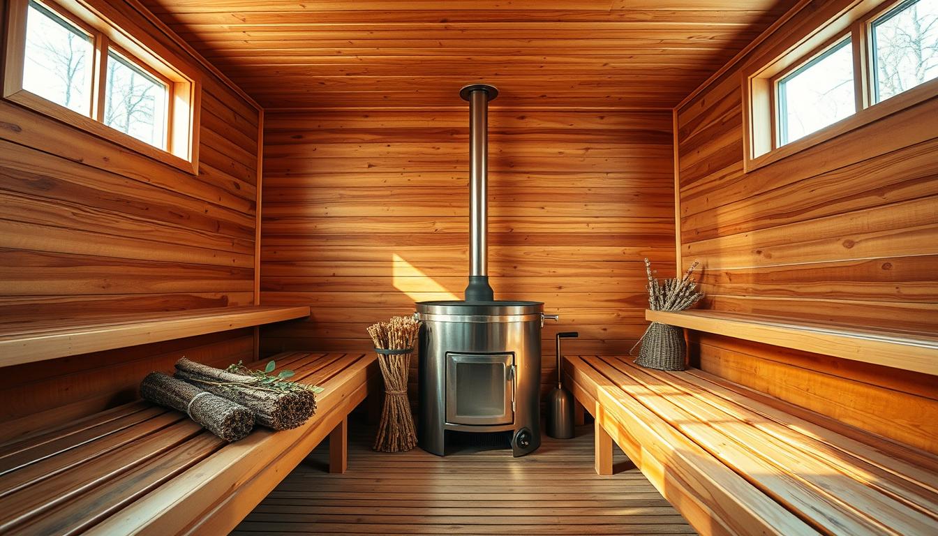 Elegantes Sauna Selber Bauen Holzofen Fotos